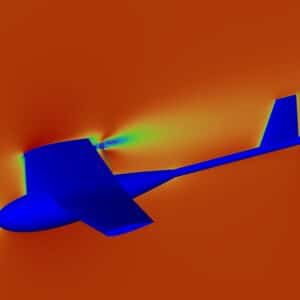 RQ-11 Raven Drone CFD Simulation, ANSYS Fluent - MR CFD