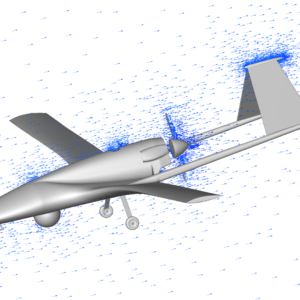 Bayraktar Drone CFD Simulation, ANSYS Fluent Training - MR CFD