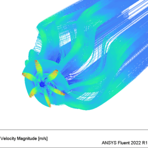 Turboprop Engine Propeller CFD Simulation - MR CFD