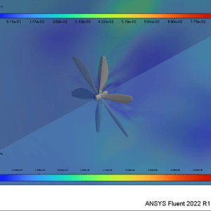 Turboprop Engine Propeller CFD Simulation - MR CFD