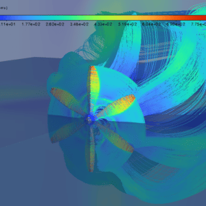Turboprop Engine Propeller CFD Simulation - MR CFD