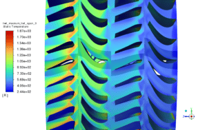Multi-Stage Axial Compressor CFD Simulation - MR CFD