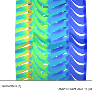Multi-Stage Axial Compressor CFD Simulation - MR CFD