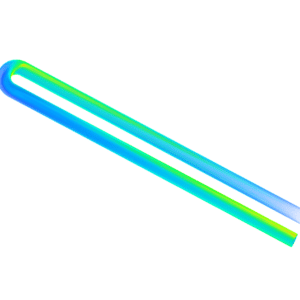 Forced Convection Heat Transfer in U-Bend, Tutorial - MR CFD