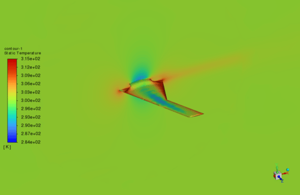 Dynamic Stability Derivatives for a Flying Wing (Aircraft) - MR CFD