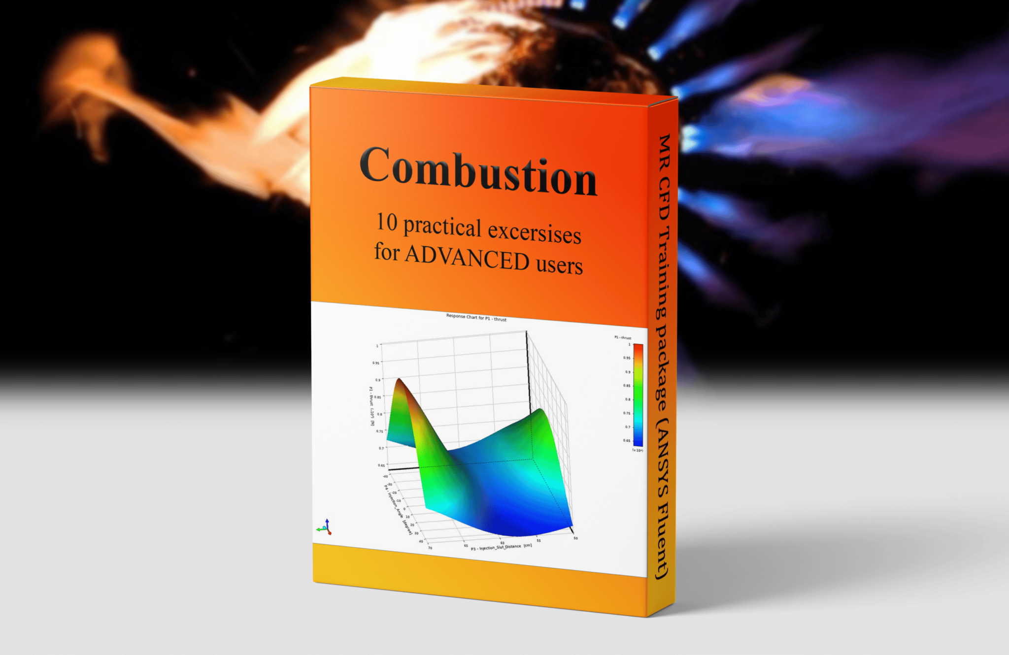 Combustion CFD Training Package, 10 Learning Products for Advanced Users