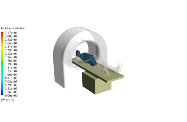 Monte Carlo Radiation, CT Scan CFD Simulation - MR CFD