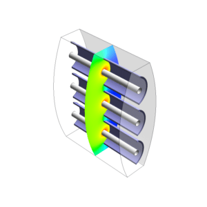 S2S Radiation Model, Radiative Space Heater CFD Simulation - MR CFD