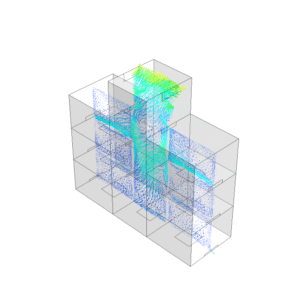 DTRM Radiation Model, Atrium Natural Ventilation - MR CFD