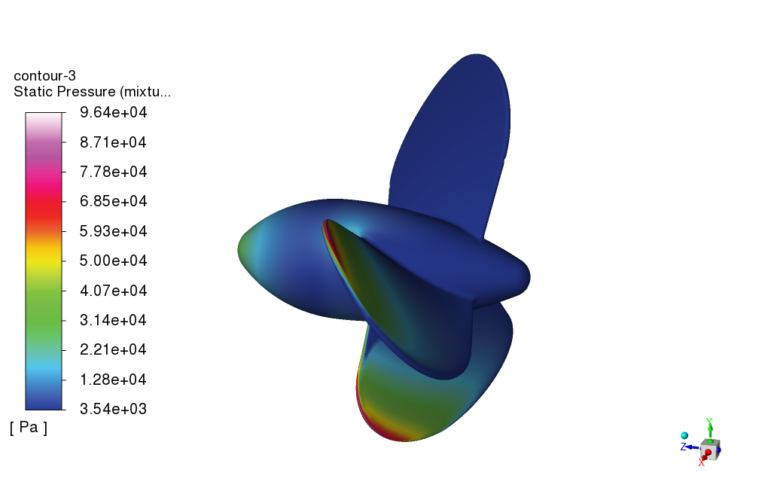 Boat Propeller Cavitation CFD Simulation Tutorial - MR CFD