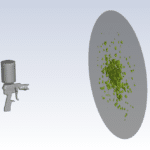DPM to VOF, Color Spray Gun CFD Simulation Tutorial