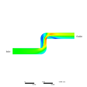 Particle Transport in Bent Pipe by ANSYS CFX - MR CFD