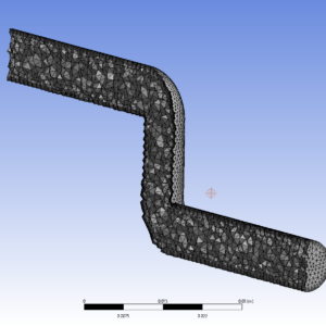 Particle Transport in Bent Pipe by ANSYS CFX - MR CFD