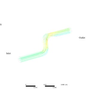 Particle Transport in Bent Pipe by ANSYS CFX - MR CFD