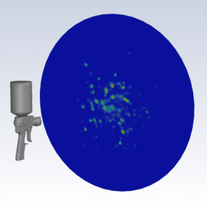 DPM to VOF, Color Spray Gun CFD Simulation Tutorial