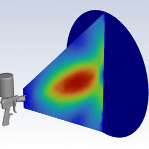 DPM to VOF, Color Spray Gun CFD Simulation Tutorial