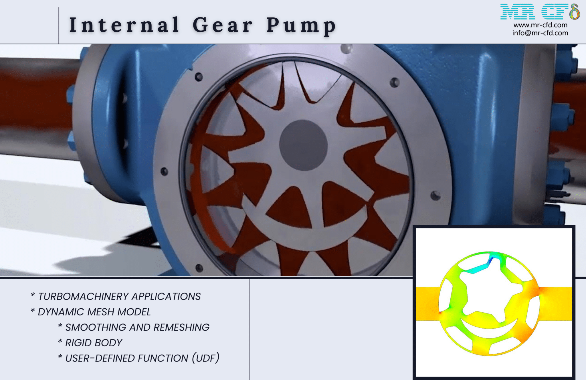 Internal Gear Pump CFD Simulation ANSYS Fluent Training MR CFD Internal Gear Pump CFD Simulation ANSYS Fluent Training MR CFD