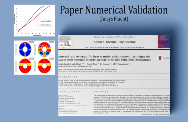 Solidification & Melting (PCM) CFD Simulation Analysis via ANSYS Fluent