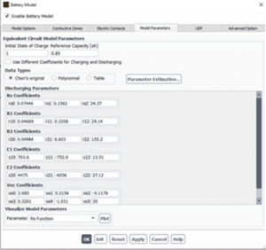 Battery Module for Professionals in ANSYS Fluent software.