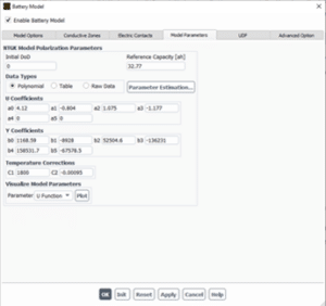 Battery Module for Professionals in ANSYS Fluent software.
