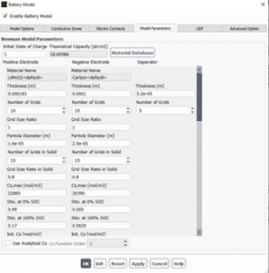 Battery Module for Professionals in ANSYS Fluent software.