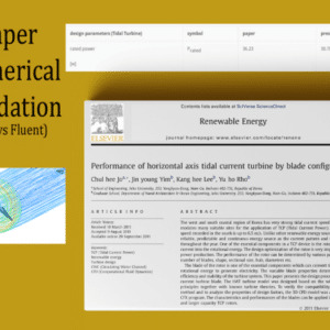 Tidal Turbine CFD Simulation Training Package, 7 Projects by ANSYS Fluent - MR CFD