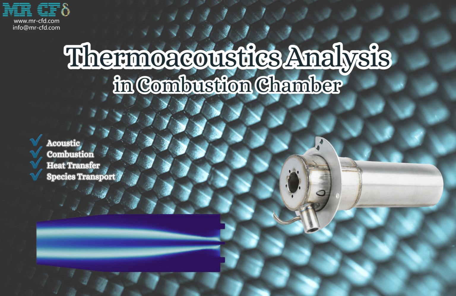 Thermoacoustics Analysis in Combustion Chamber CFD Simulation, ANSYS Fluent - MR CFD