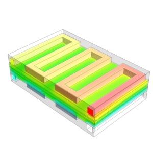 Serpentine PEMFC Fuel Cell, ANSYS Fluent CFD Simulation - MR CFD