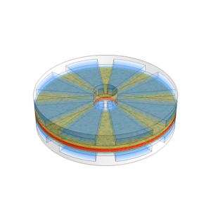 Radial PEMFC Fuel Cell CFD Simulation, ANSYS Fluent - MR CFD