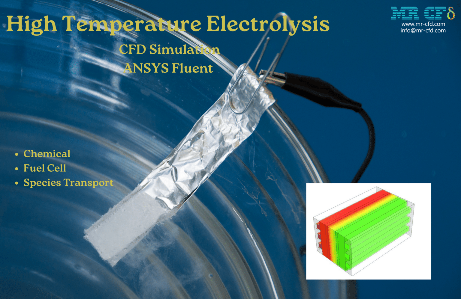Electrolysis CFD Simulation, ANSYS Fluent