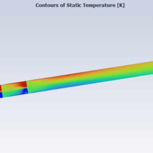 Mixing Pipe, baffle configuration effect on mixing CFD Simulation