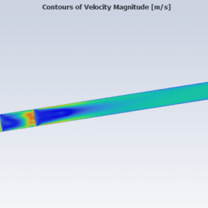 Mixing Pipe, baffle configuration effect on mixing CFD Simulation