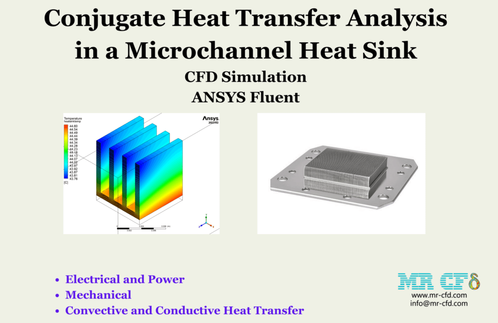 Heat Transfer Investigation in a Microchannel Heat Sink, ANSYS Fluent