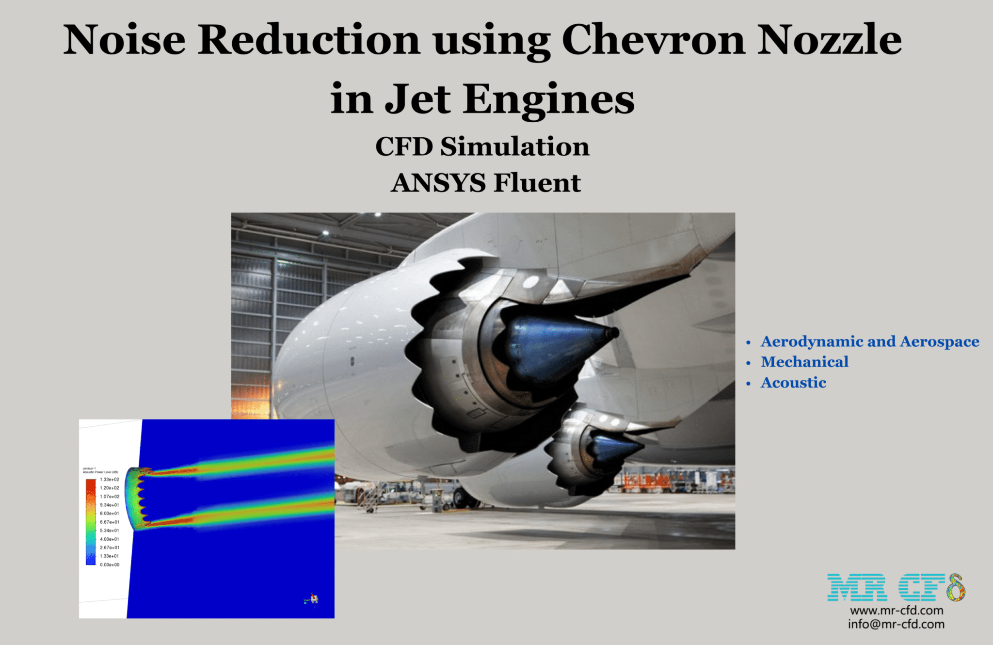 Noise Reduction Using Chevron Nozzles in Jet Engines