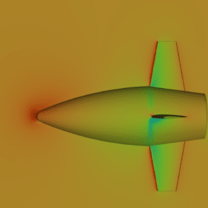 Finding Pressure Center of a Projectile CFD Simulation, ANSYS Fluent - MR CFD