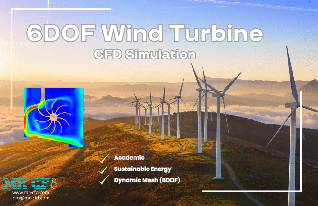 6DOF Wind Turbine CFD Simulation - MR CFD