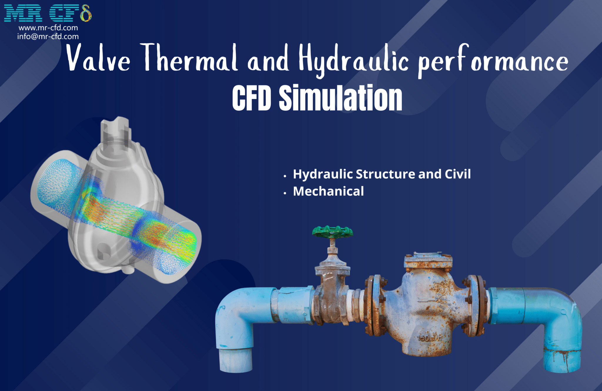 Valve Thermal and Hydraulic performance CFD Simulation - MR CFD