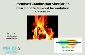 Premixed Combustion Simulation based on the Zimont formulation, ANSYS Fluent - MR CFD