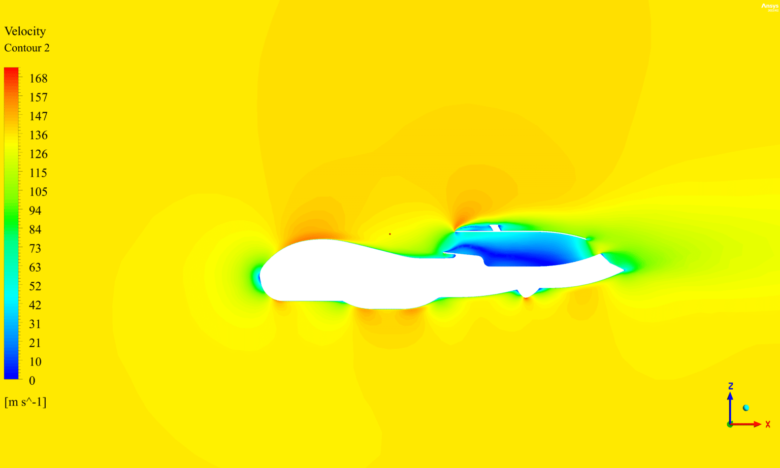 Northrop Grumman RQ-4 Global Hawk Analysis CFD Simulation, ANSYS Fluent - MR CFD