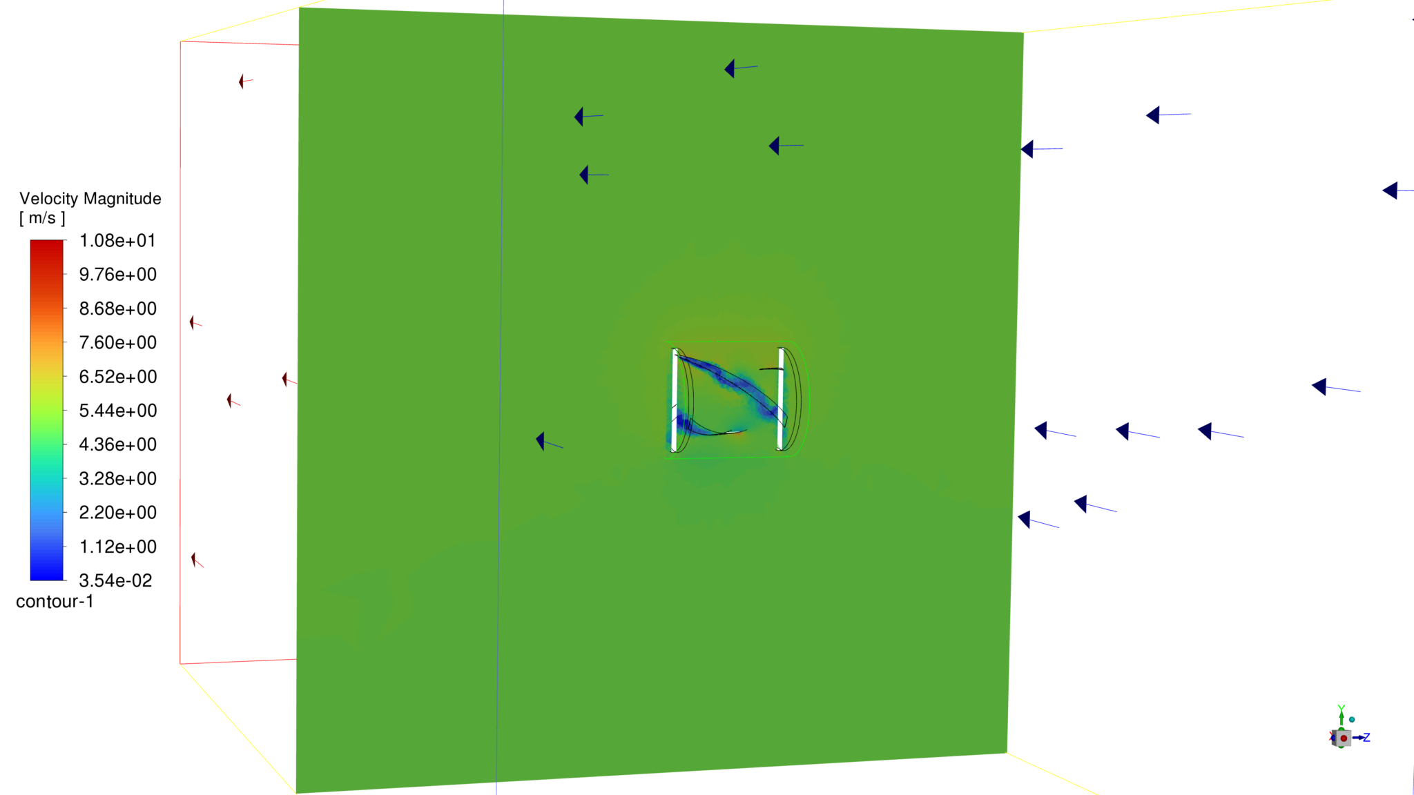 Fluid-Structure Interaction in a Vertical Axis Water Turbine using MRF Method, Ansys Fluent - MR CFD