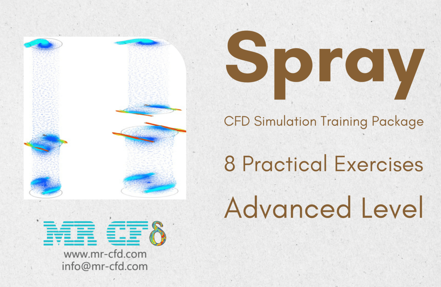 spray cfd simulation-training-package-8-practical-exercises