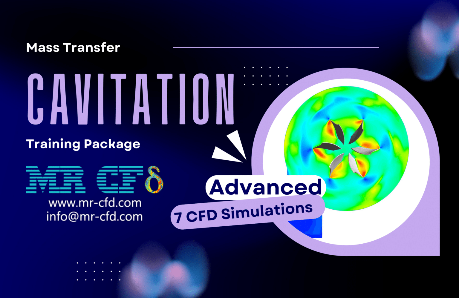 Cavitation ANSYS Fluent Training Package: 7 Advanced CFD Simulations - MR CFD