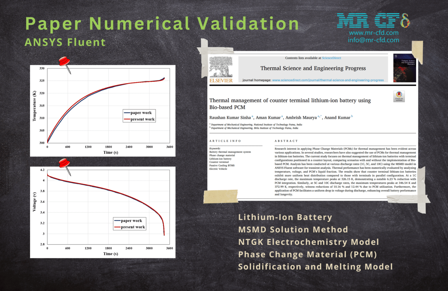 Lithium-Ion Battery Thermal Management with PCM, Paper Numerical ...
