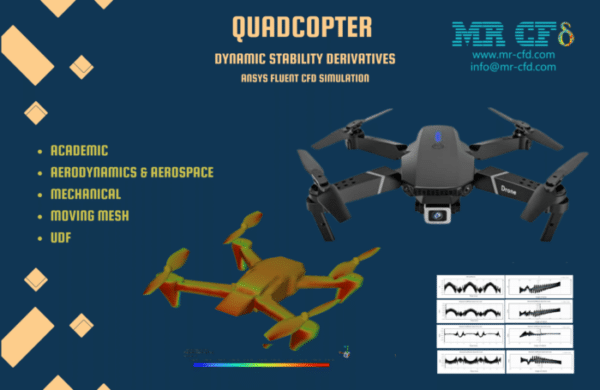 Quadcopter CFD Simulation Training Package: 4 Projects by ANSYS Fluent - MR CFD