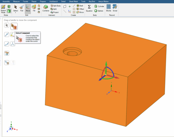 SpaceClaim Course, Session 6: The Powerful Move Tool - MR CFD