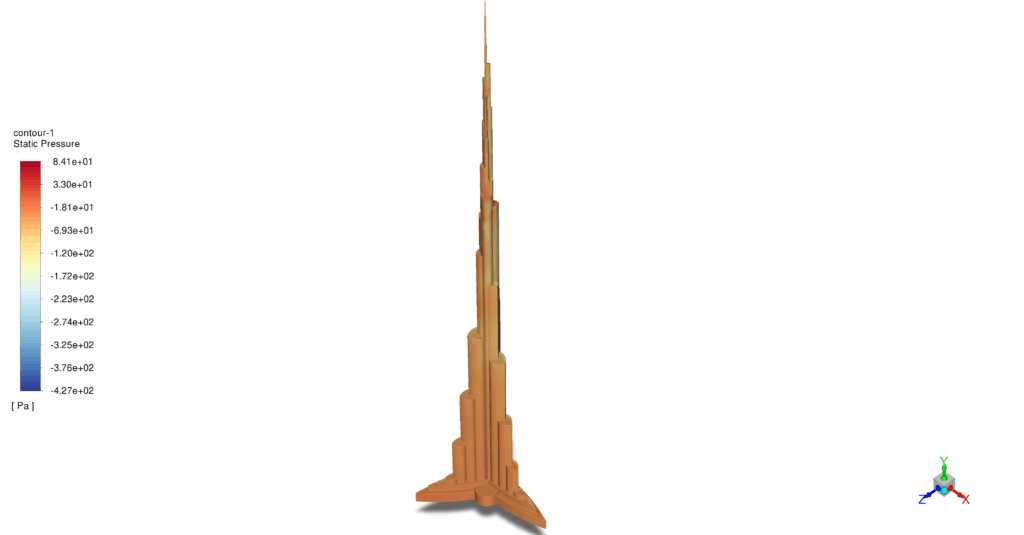 Tower Aerodynamic Behavior: A CFD Investigation of Burj Khalifa and ...