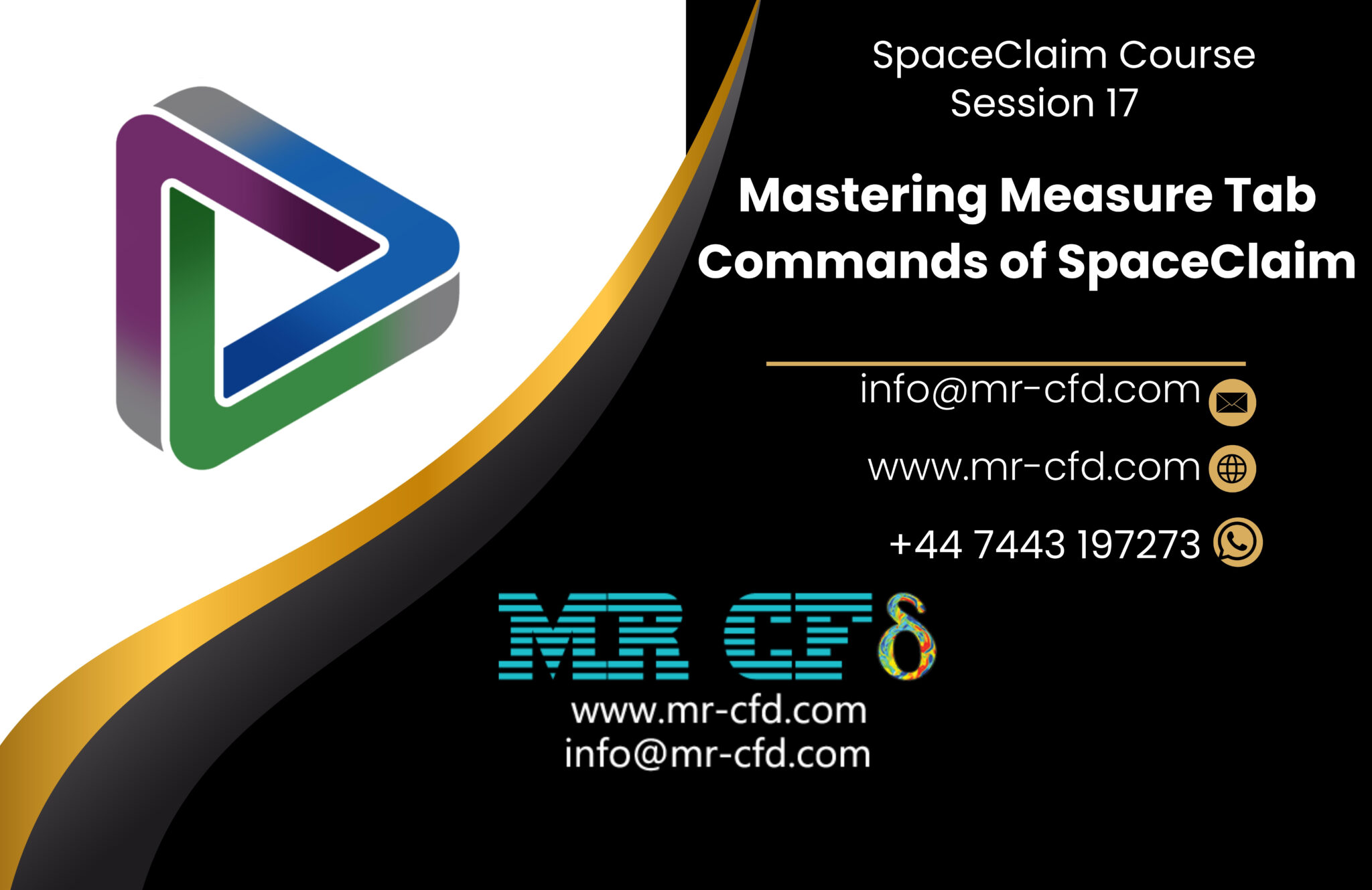 SpaceClaim Course, Session 17: Measure Tools - MR CFD