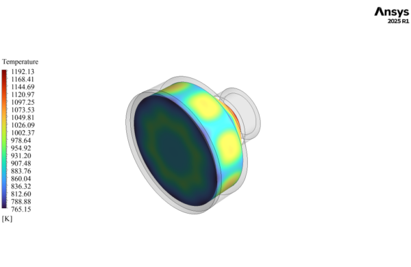 Headlight, Radiation, ANSYS Fluent CFD Simulation - MR CFD
