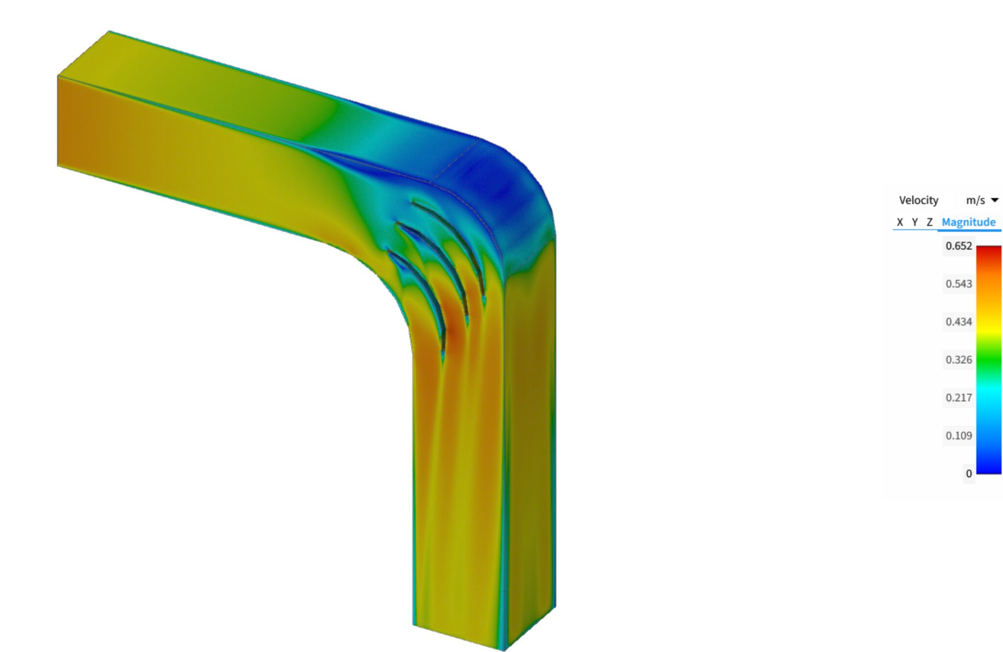 ANSYS Discovery: Silencer Analysis in an L-shaped Duct CFD simulation ...