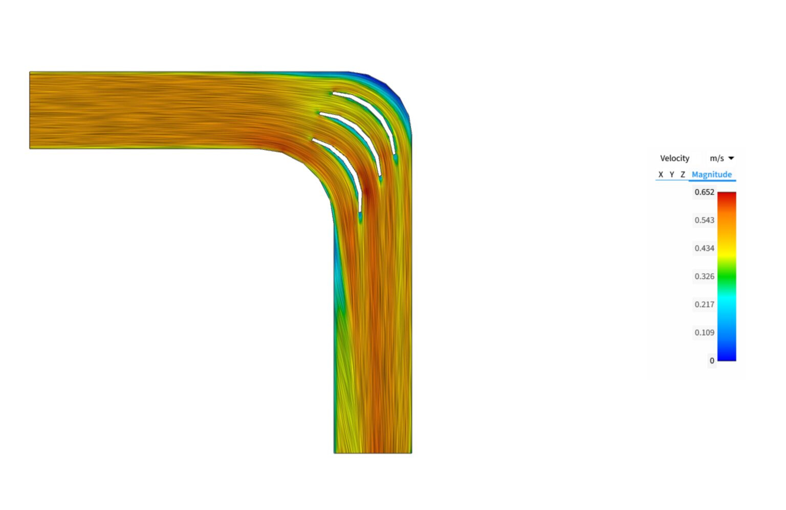 ANSYS Discovery: Silencer Analysis in an L-shaped Duct CFD simulation ...